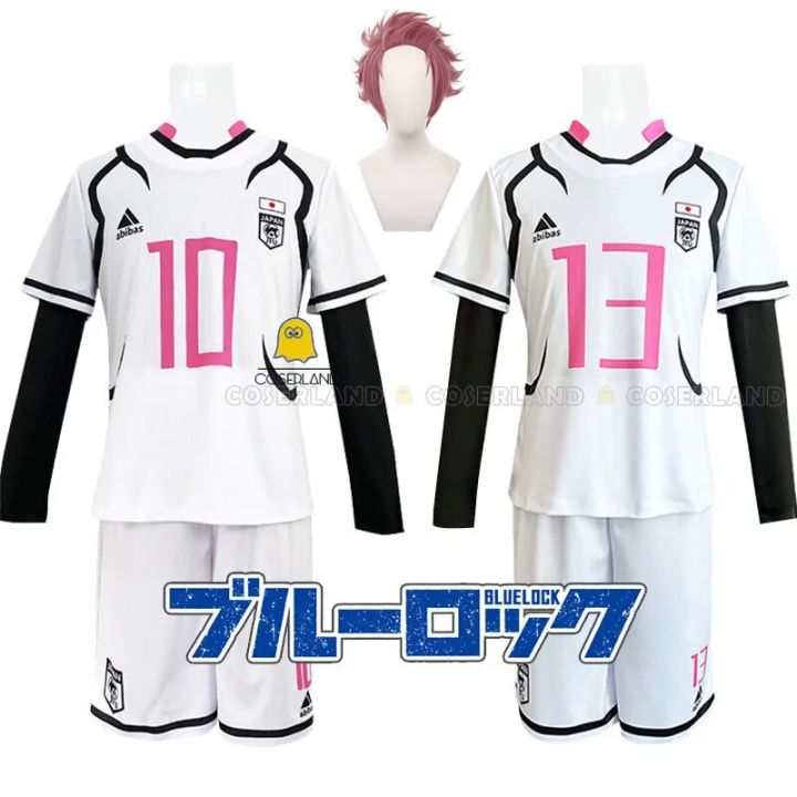 Anime Blue Lock Cosplay Costume Wig Sae Itoshi Ryusei Shido Japan U-20 ...