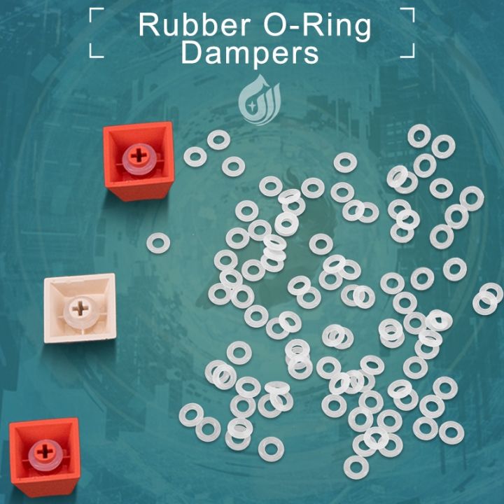Amerteer Rubber O-Ring Dampers Keycaps Switch Mechanical keyboard For ...