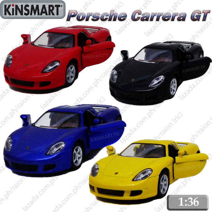 Kinsmart 1:36 Porsche Carrera GT Pullback Diecast Collectible Vehicle ...