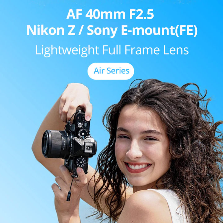 VILTROX 40mm F2.5 Lightweight Full Frame Lens for Sony E Nikon Z Mount Camera Lens Full Frame ...