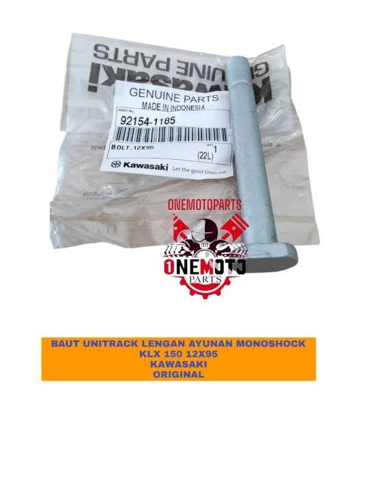 BAUT UNITRACK UNITREK LENGAN AYUNAN MONOSHOCK MOTOR KLX 150 12 X 95 ...