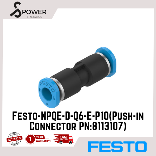 Festo-NPQE-D-Q6-E-P10(Push-in Connector PN:8113107) | Lazada PH