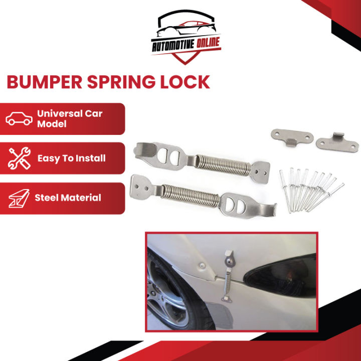 Sparco Steel Bumper Lock Spring Quick Release Clip Lock | Lazada