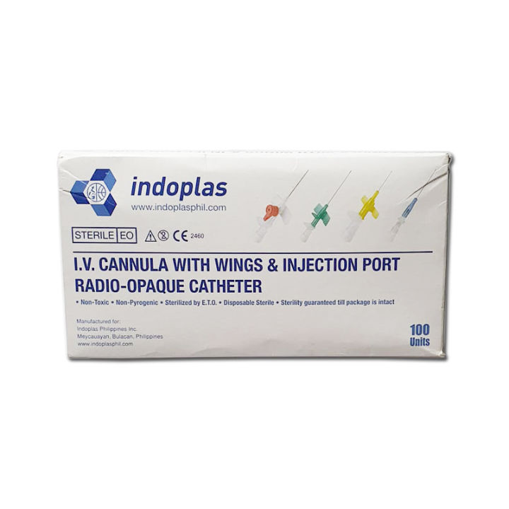 Indoplas IV Cannula Gauge 16/18/20/22/24/26 | Smooth Insertion & Secure ...