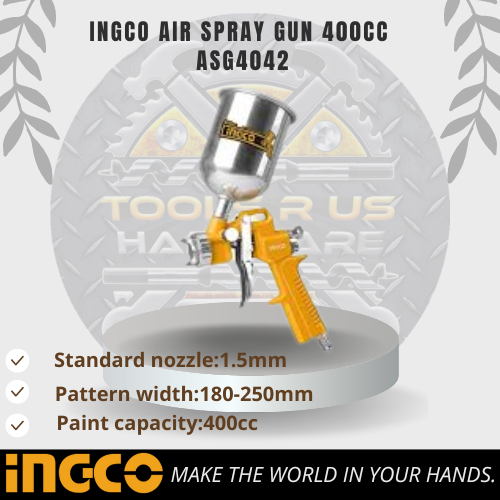 INGCO Air Spray Gun 400CC ASG4042 | Lazada PH