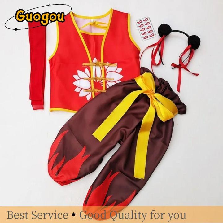 JUTBONG Cloth Nezha Cosplay Costume Performance Outfit Nezha Movie 2 ...