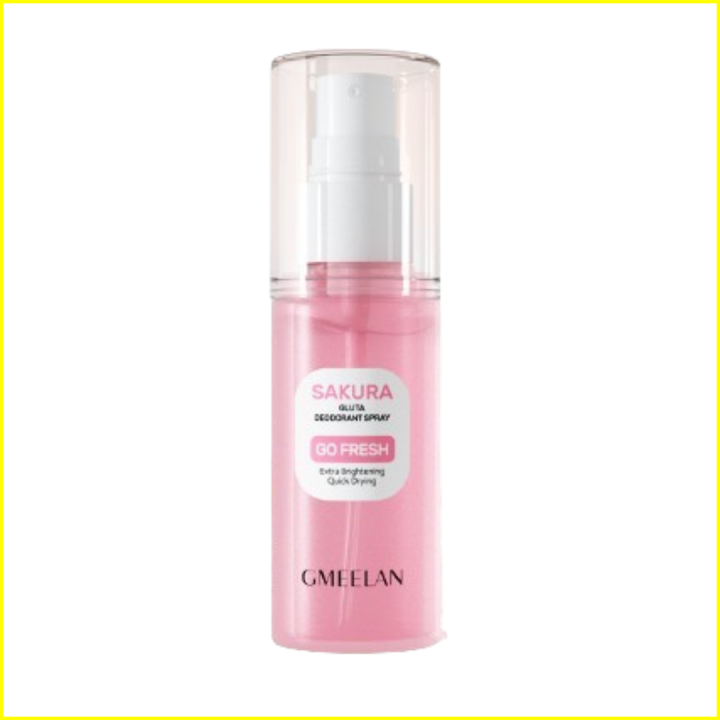 GMEELAN Sakura Gluta Deodorant Spray Brighten Up Underarms ...