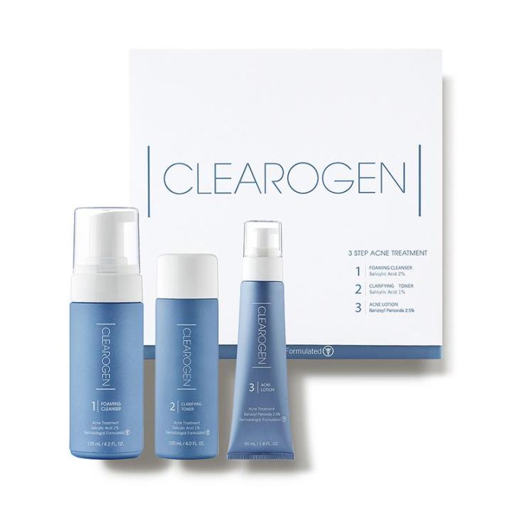 Clearogen 3 Step Acne Treatment Set Lazada