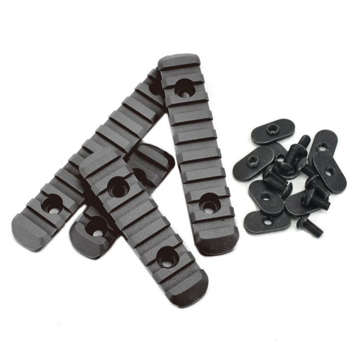 4pcs Tactical Nylon M-Lok Picatinny Rail Set Weaver Rail Section For ...