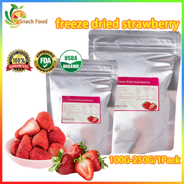 Freeze Dried Strawberry 250G Natural Sweet And Sour Dried Strawberries ...