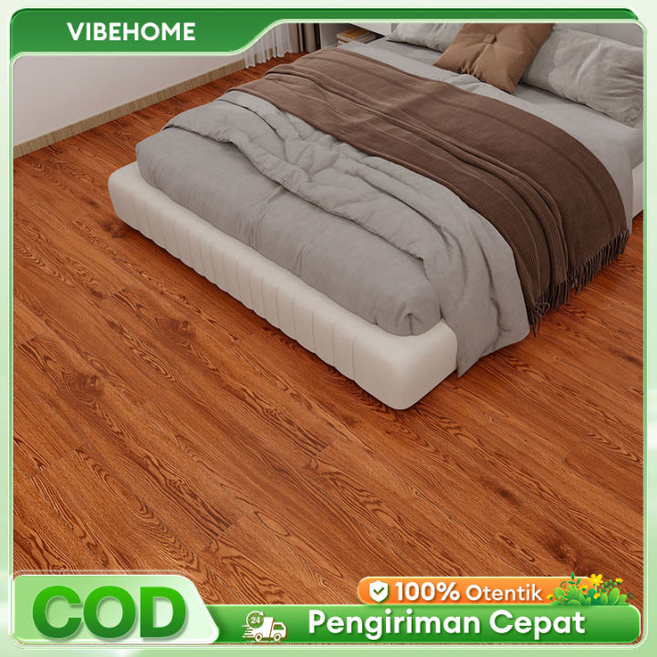 Lantai vinyl motif kayu PVC Vinyl Flooring 1 kotak 36 lembar（5 meter ...