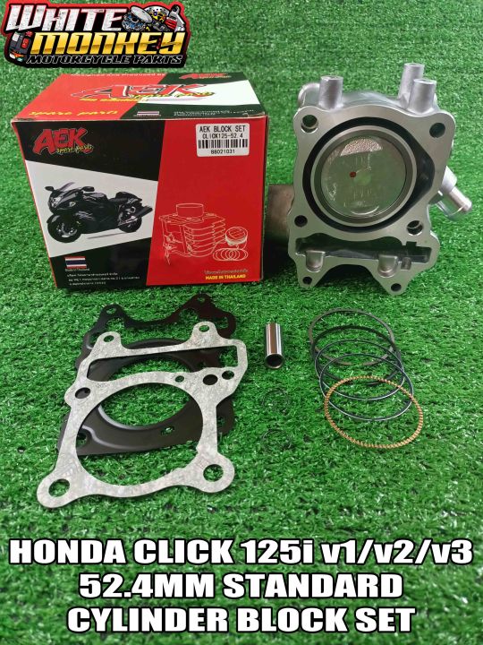 AEK HONDA CLICK 125i v1 / v2 / v3 STANDARD 52.4MM BLOCK SET | Lazada PH
