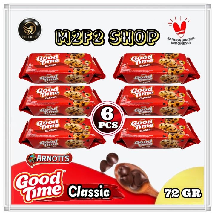 Good Time Classic Cookies | Kukis Cokelat Original - 72 gr (Kemasan 6 ...