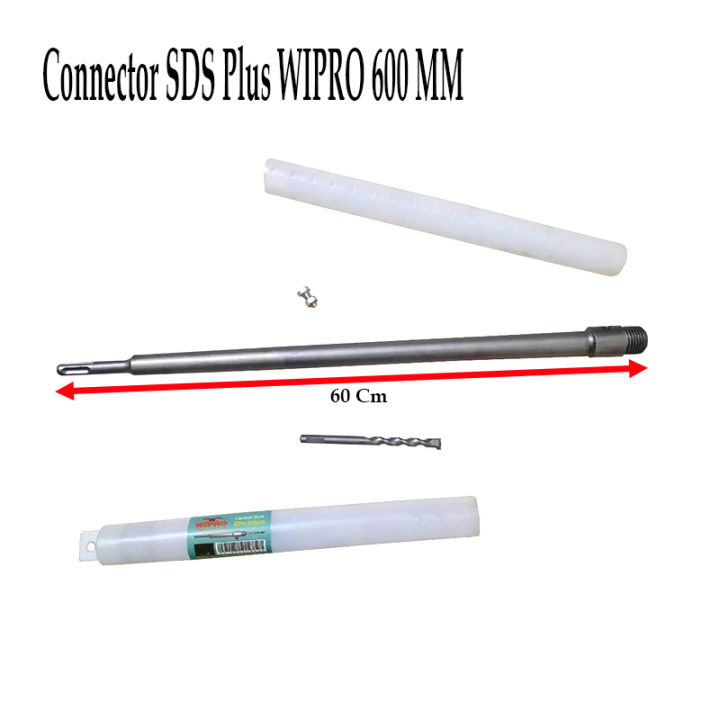 Konektor AS SDS Plus 600mm Connector Wipro 60 Cm / Sambungan Holow ...