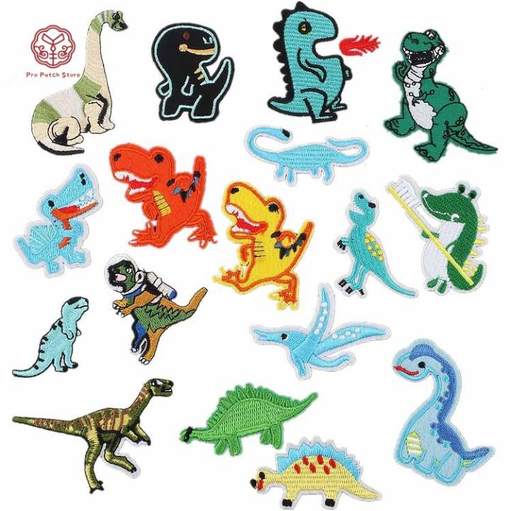 Pro Patch Store The New Small Animals Cute Dinosaur DIY Embroidery ...