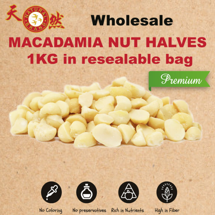 Raw Macadamia Nut Australia Halves 1kg Wholesale | Lazada Singapore