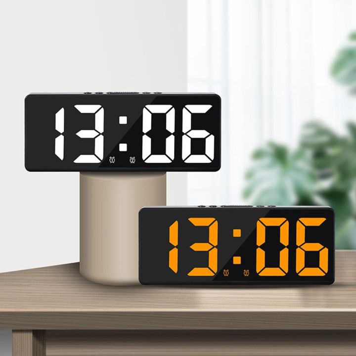ROLL Bedside Table Nightlight Backlight Number Clock Electronic Clock ...