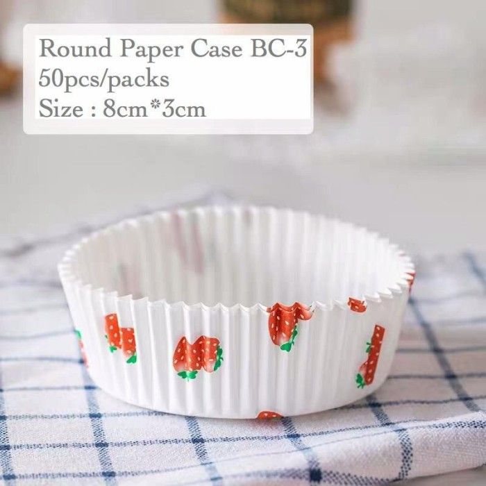 PAPER CUP CASE ROTI BULAT 50 PCS ALAS ROTI BREAD PAPER CASE UNIK ...