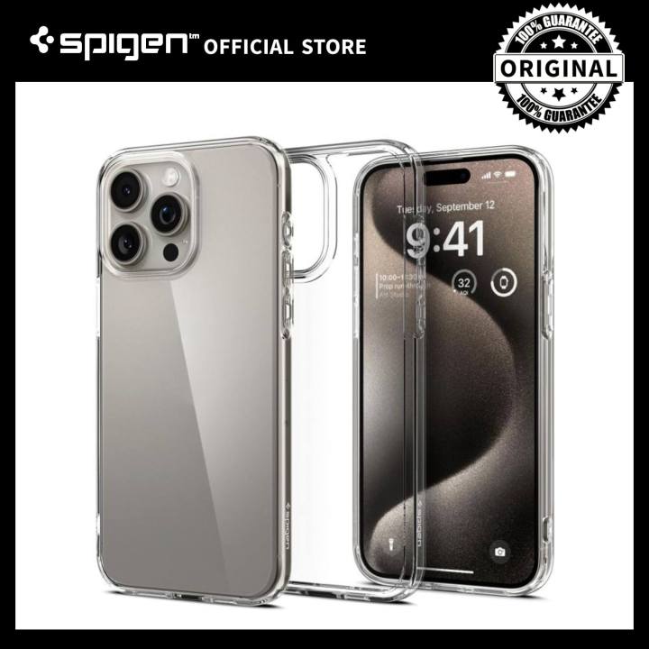 Spigen iPhone 15 Pro Max Case Crystal Hybrid | Lazada PH