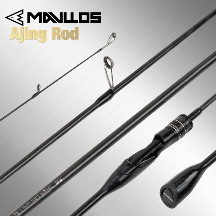 Mavllos AJING Spinning Fishing Rod FUJI Guide Rings 1.8M Line 2-8lb ...