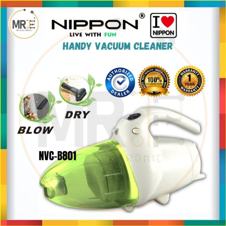 NIPPON Vacuum Cleaner 0.5L NVC-B801 (FREE BUBBLE WRAPPING) | Lazada