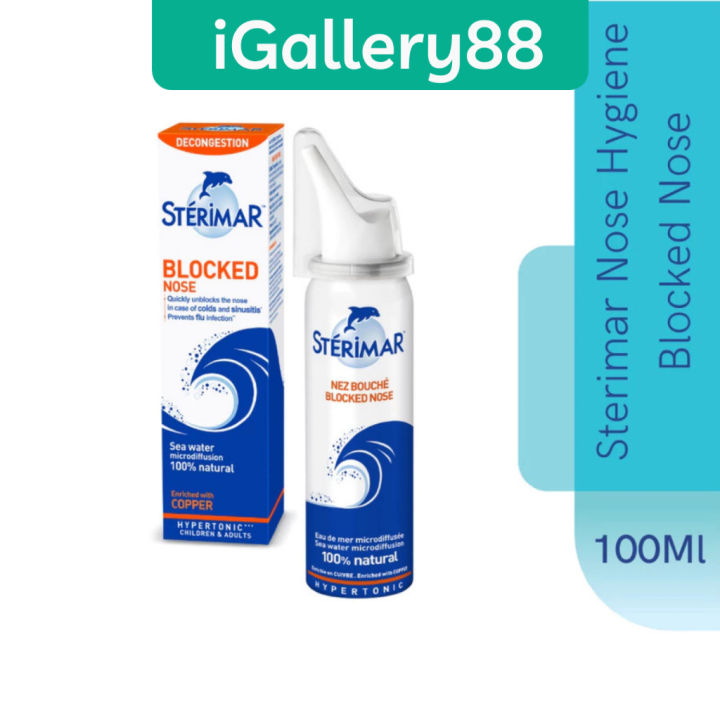 Sterimar Nose Hygiene Blocked Nose 100ml | Lazada Indonesia