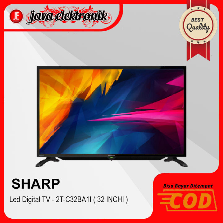 SHARP LED TV 32 Inch HD - 2T-C32BA1i - Black garansi resmi | Lazada Indonesia
