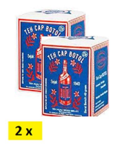 TEH CAP BOTOL BIRU 40G Teh bubuk yang terbuat dari daun teh pilihan ...