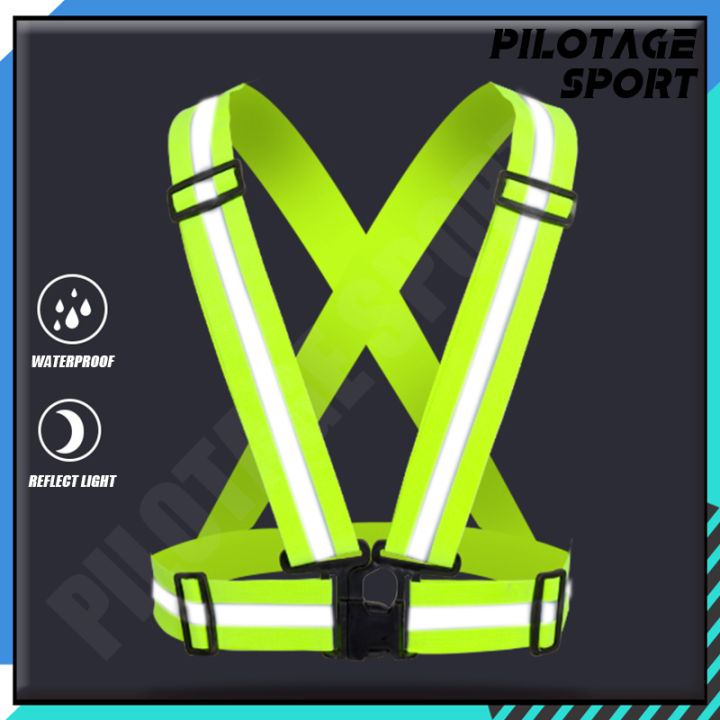Reflective Vest High Visibility Reflectors for motorcycle Adjustable ...