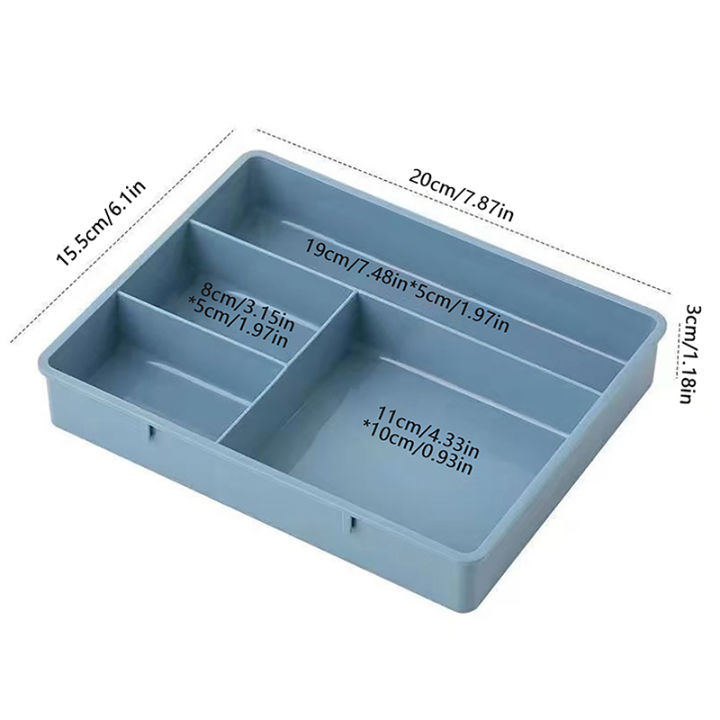 Ministar Desk Drawer Organizer Stackable Multi-cell Desktop Storage Bin ...