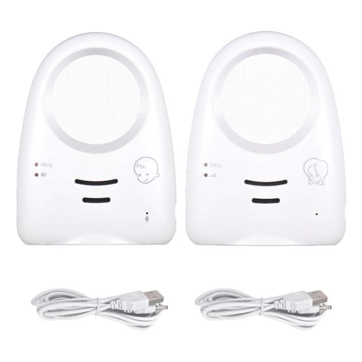 [MKPO] Portable 2.4GHz Wireless Digital Audio Baby Monitor One-Way Talk ...