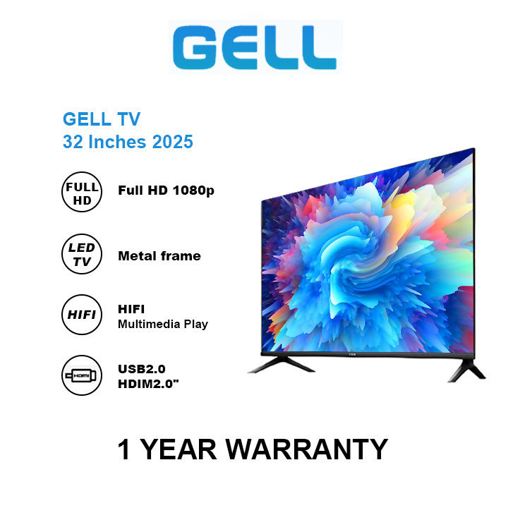 GELL smart tv 32 inch tv flat screen smart tv sale led tv ultra-thin ...