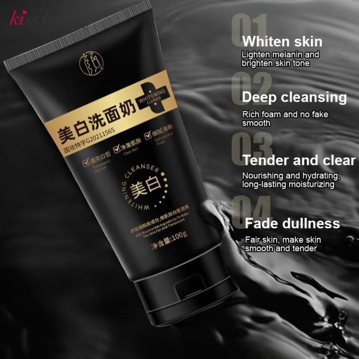 Niacinamide Whitening Facial Cleanser - Acne Marks Reduction Pore ...