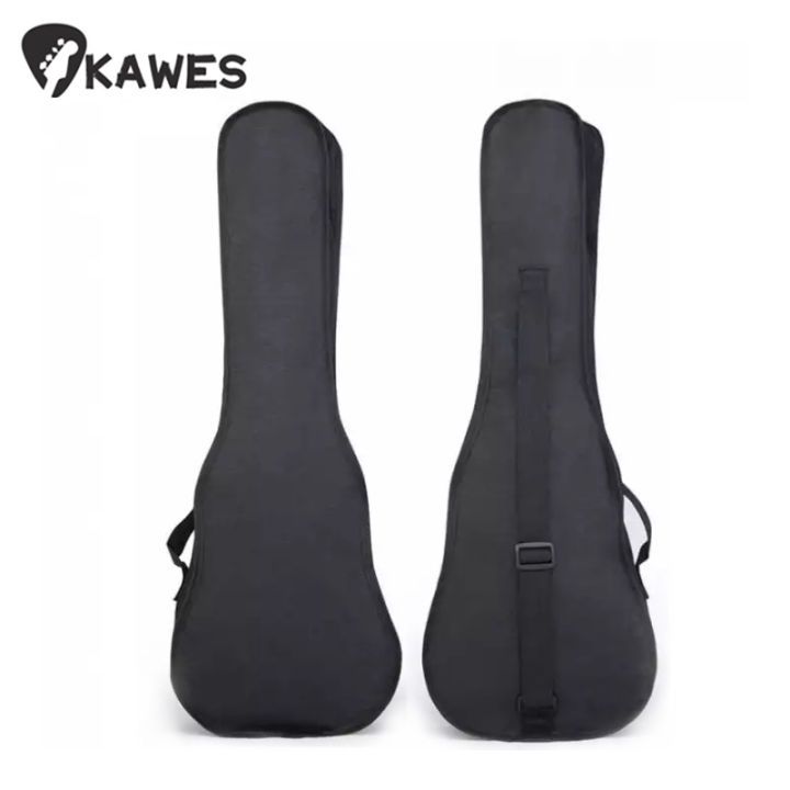KAWES 21 23 26 Inch Durable Black Portable Ukulele Bag Soft Case Monolayer Bag Single Shoulder ...