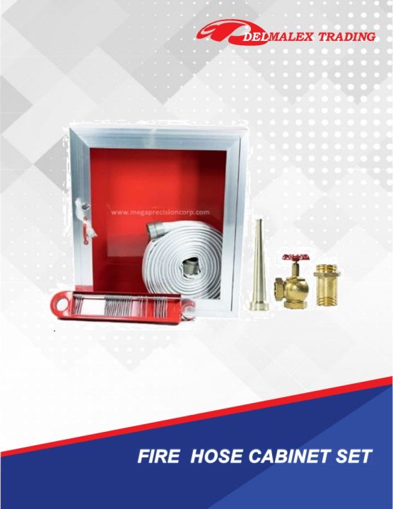 FIRE HOSE CABINET SET WITH BRASS ACCESSORIES | Lazada PH
