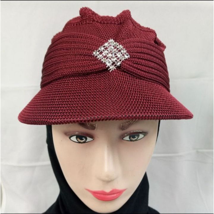Ciput kerpus rajut topi pet ojah ibu ma ojah kerut ciput ojah | Lazada ...