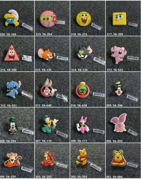 Authentic Jibbitz Regular designs 301-400 | Lazada PH