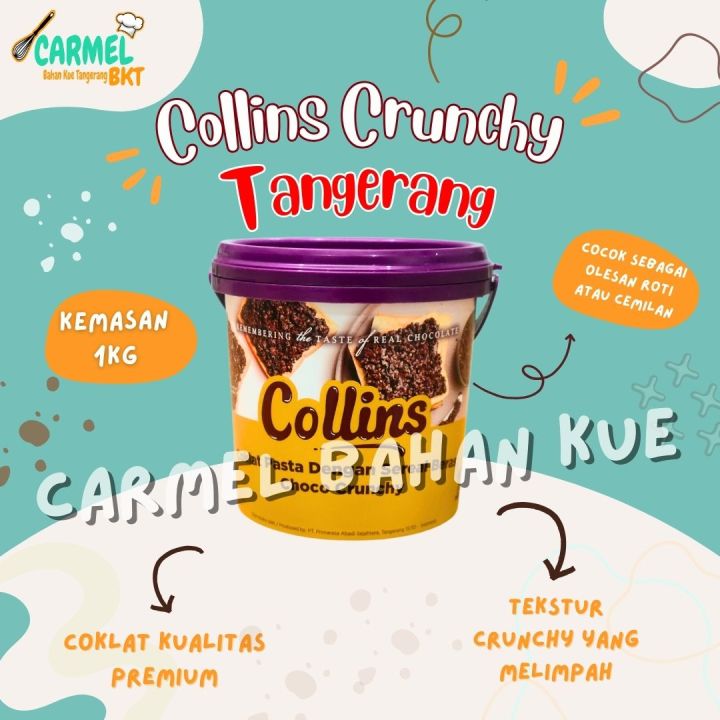Collins Coklat Crunchy 1kg - Selai Coklat Crispy | Lazada Indonesia