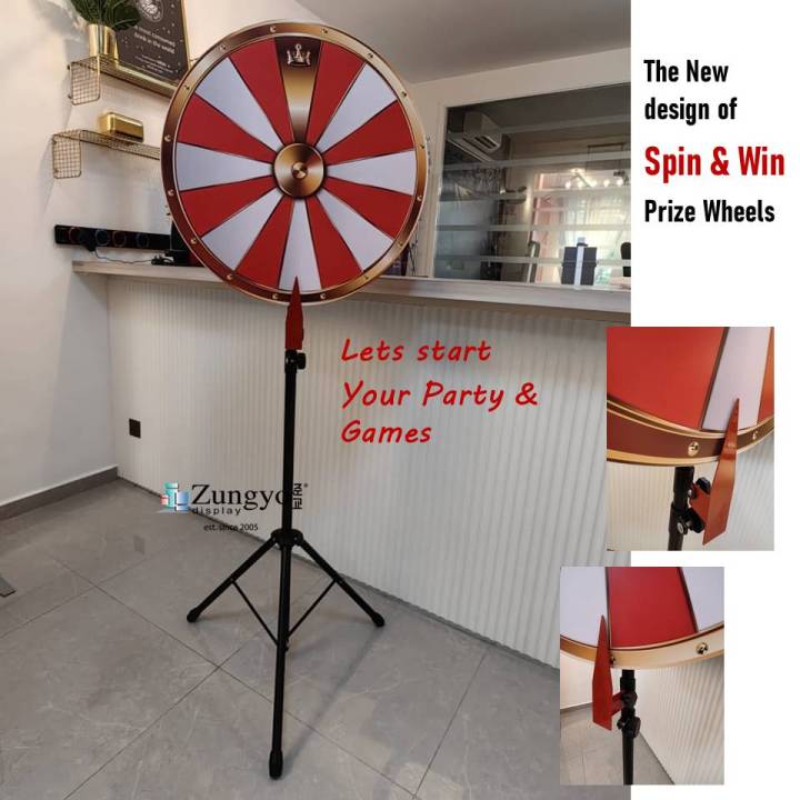 Spin & Win Party Games Wheel of fortune Stand Prize Wheels Spinner ...