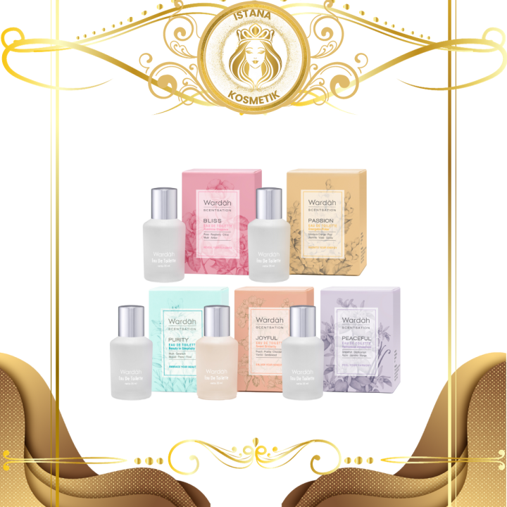WARDAH SCENTSATION EAU DE TOILETTE 35ml ALL VARIANT / WARDAH PARFUM ...