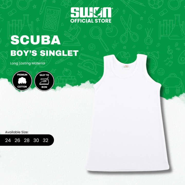 SWAN Scuba Boys Singlet School Uniform | Lazada