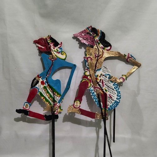 Wayang Kulit Asli Ukuran Kecil (tinggi wayang 30cm) Begawan Durna dan ...