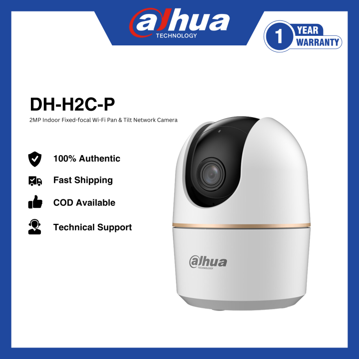 Dahua DH-H2C-P 2MP Indoor Fixed-focal Wi-Fi Pan & Tilt Network Camera | Lazada PH