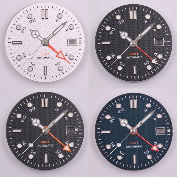 31Mm Wavy Stripe Luminous Dial Watch Hands Fit NH34 NH34A GMT Movement ...