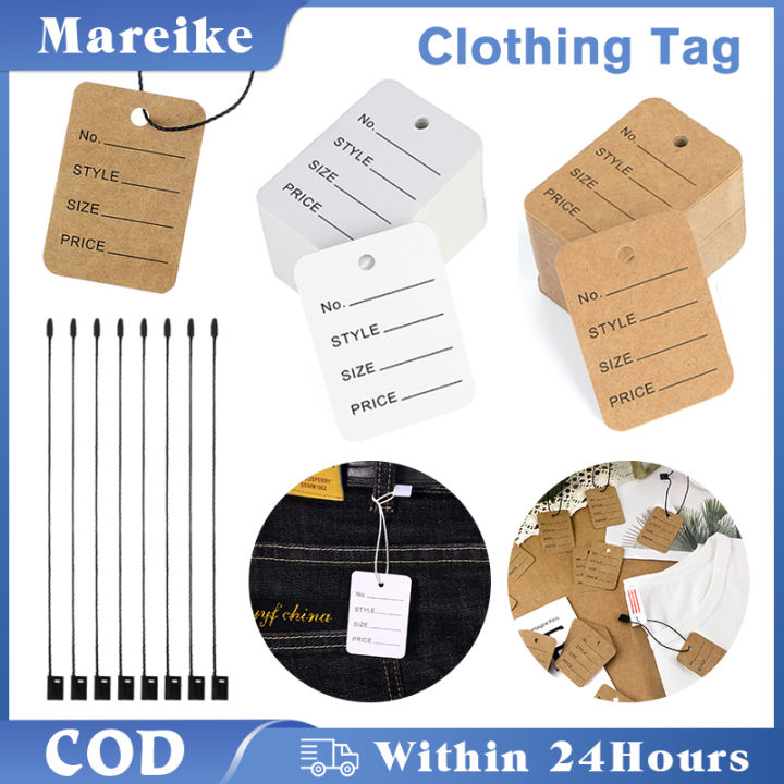 500/1000 Pcs Price Tags Clothing Tag Hang Tag String For Marking ...