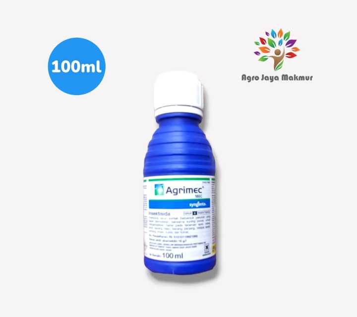 Agrimec 18ec isi 100ml abamektin insektisida akarisida pengendalian ...