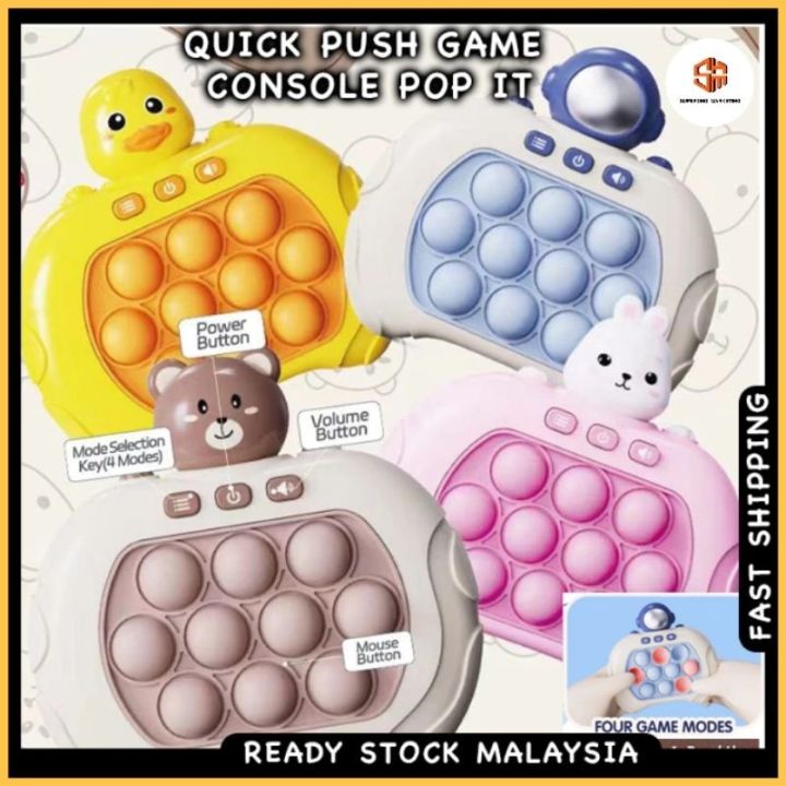 Pop It permainan konsol kelajuan elektronik tolak konsol mainan ...