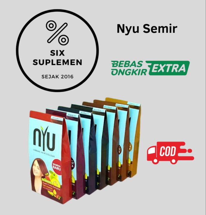 Semir Cat Rambut NYU Hair Color Sachet | Lazada Indonesia