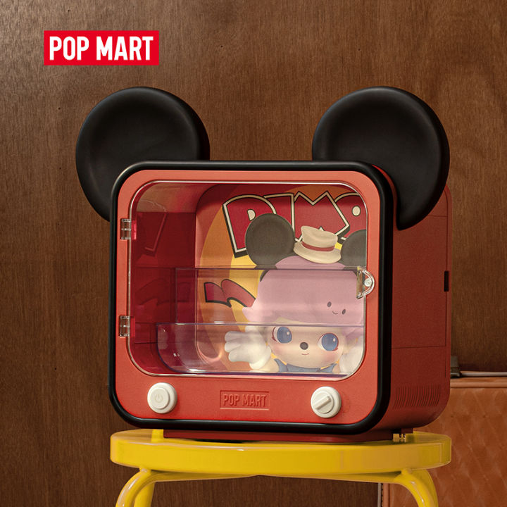 POP MART DIMOO WORLD × DISNEY Series-TV Set Luminous Display Container ...