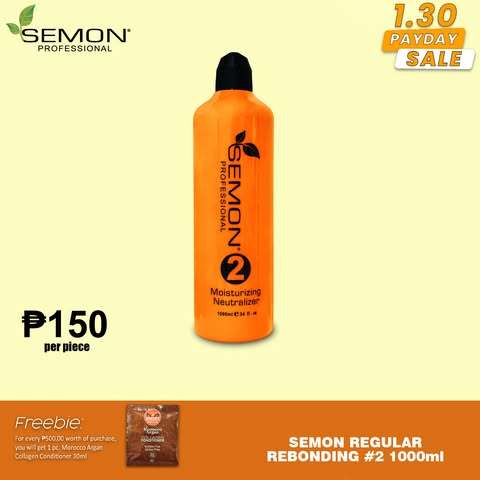 Semon Rebonding Regular Yellow #2 ONLY 1000ML | Lazada PH